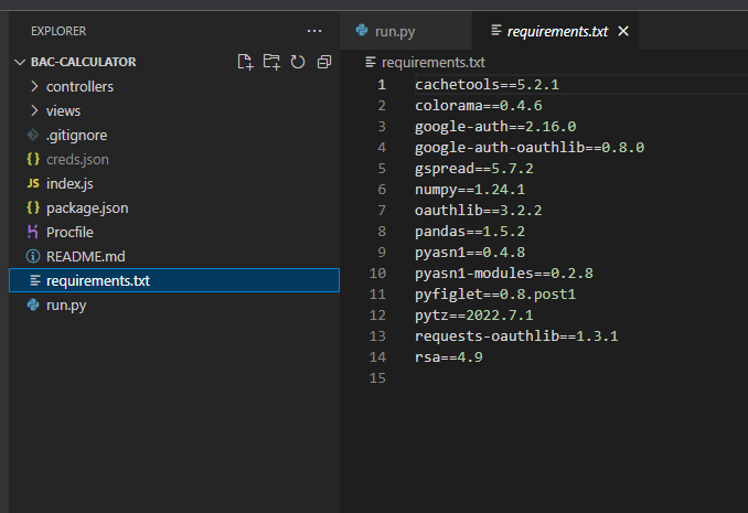 GitHub - PPindel/bac-calculator