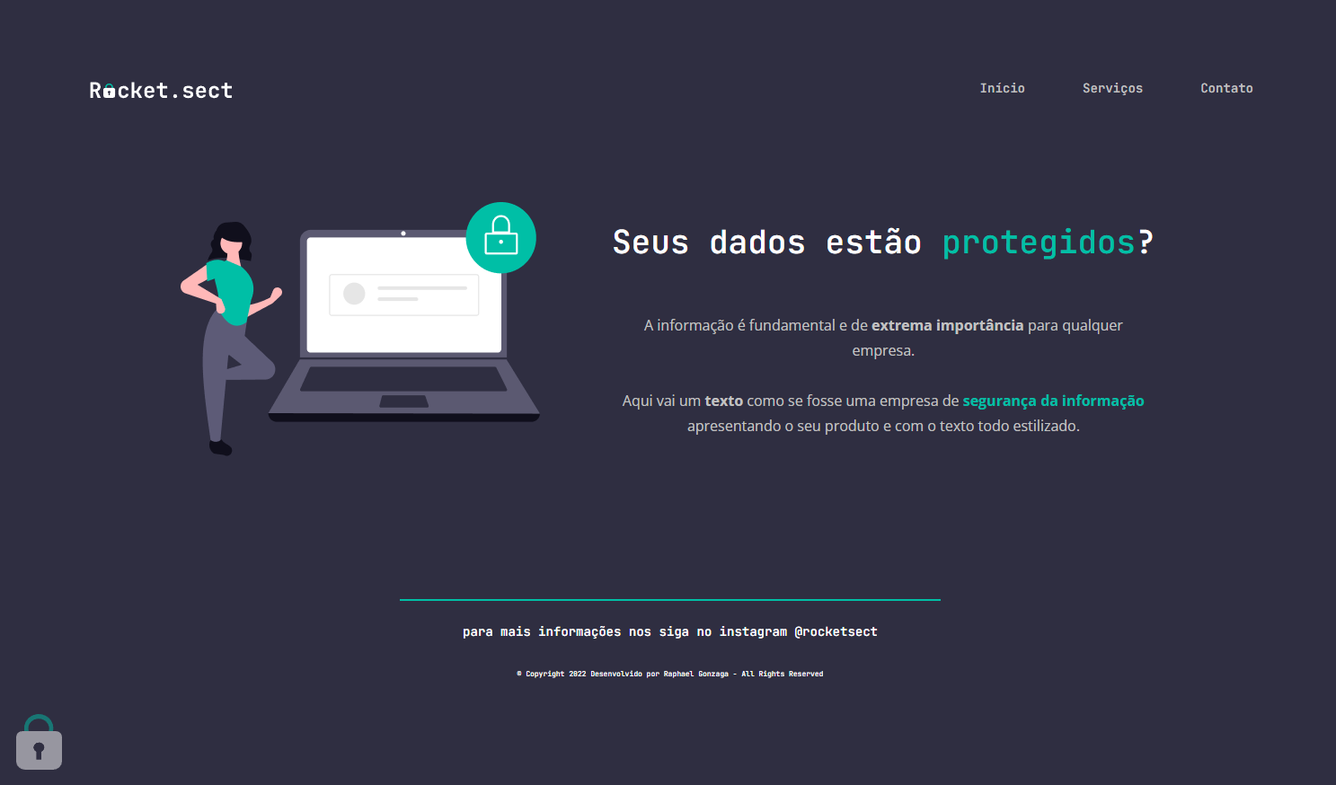 GitHub - Raphael-Phillip/Rocket-Seguro: My first challenge taught by Rocketseat