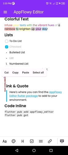 Bug Overflow When Selecting Certain Characters · Issue 548 · Appflowy Ioappflowy Editor · Github