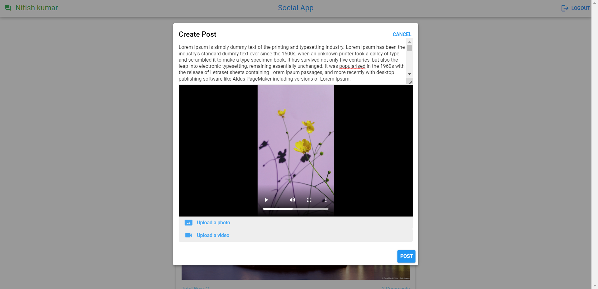 GitHub - baibhav-11coder/Social_App: I developed this project using Vue.js, Quasar Framework ...