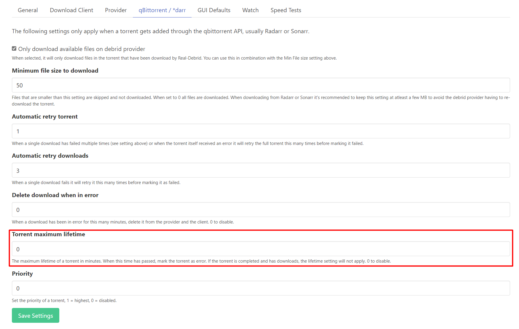 Settings to report as error if real debrid doesn't have it · Issue #155 · rogerfar/rdt-client ...