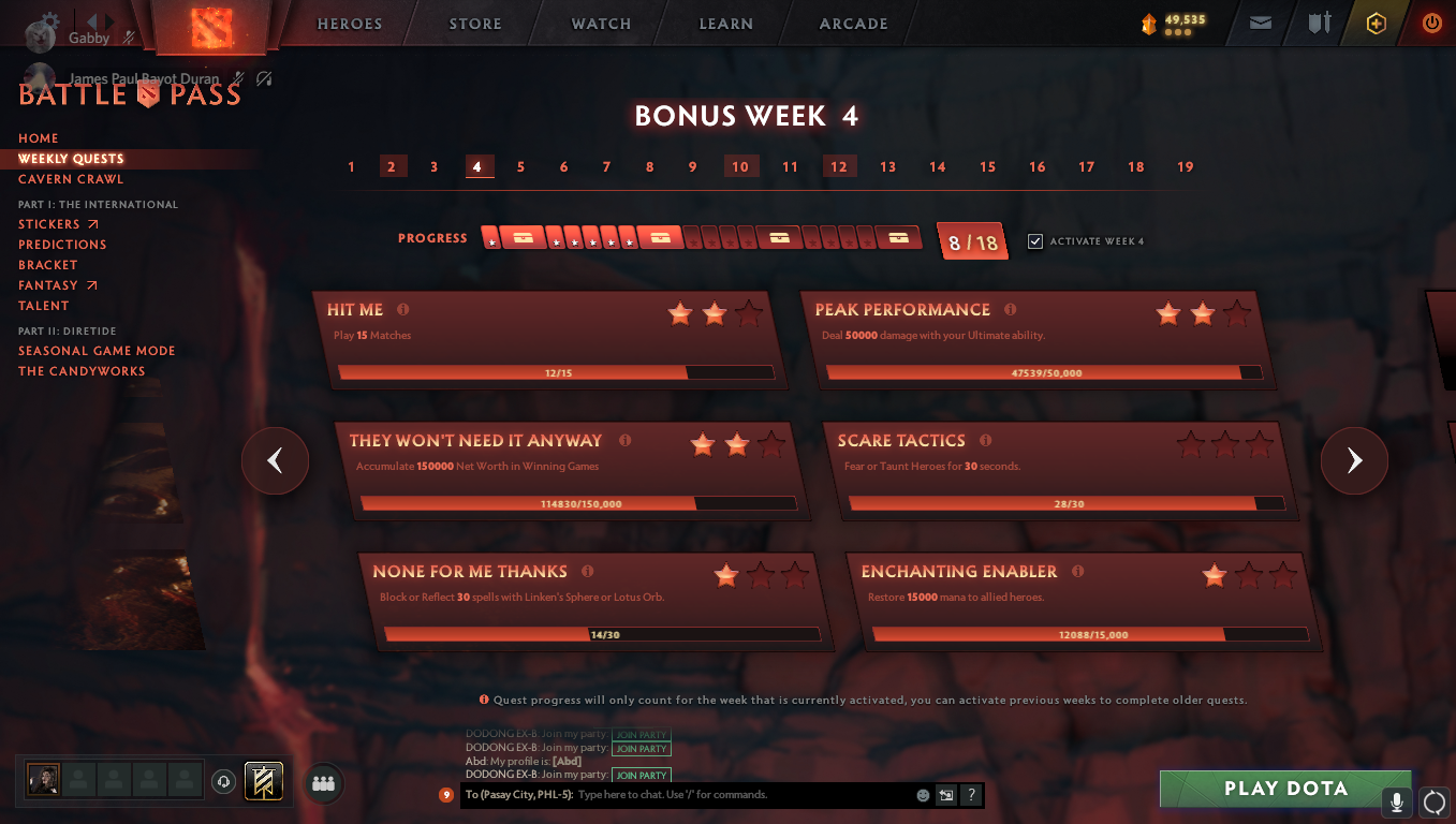 I didnt get my 2nd weekly bonus chest after the game. · Issue #3370 · ValveSoftware/Dota2 ...