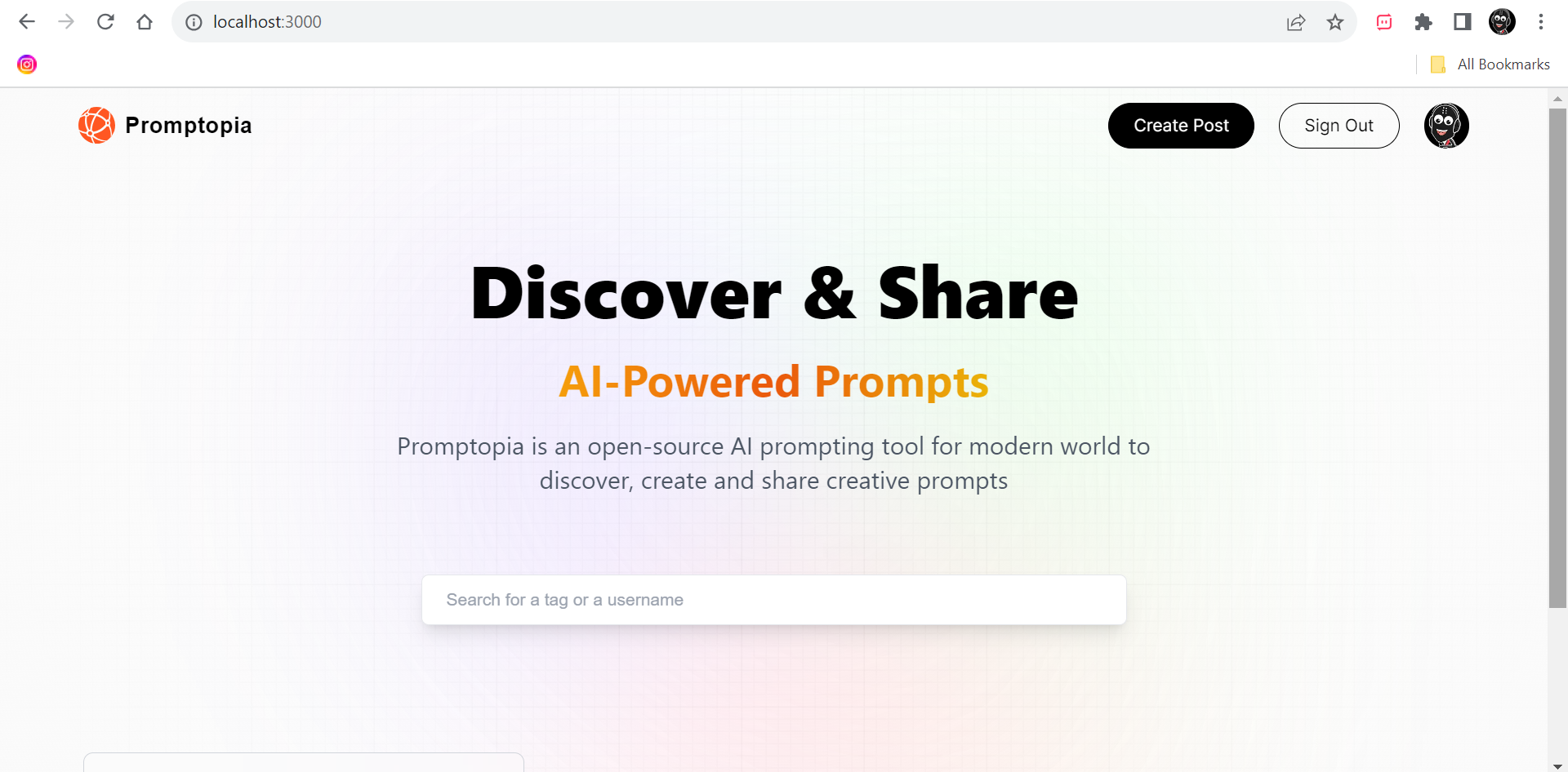 GitHub - sarthakmahale123/Promptopia: Promptopia is an open-source AI prompting tool for modern ...