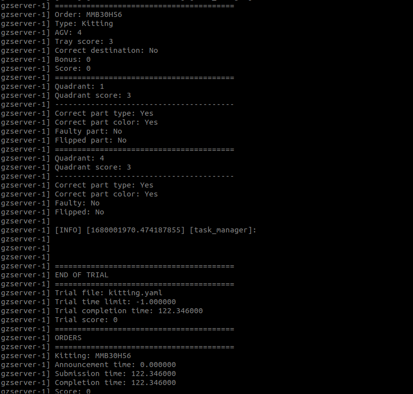 scoring system and Gazebo crash · Issue #217 · usnistgov/ARIAC · GitHub