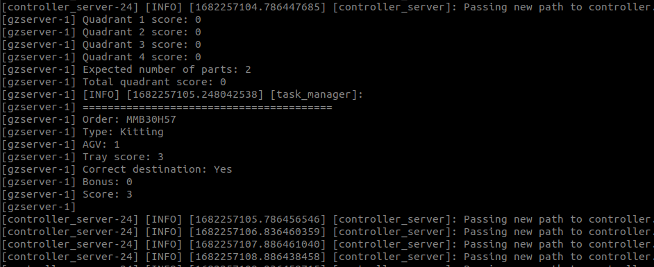 scoring system and Gazebo crash · Issue #217 · usnistgov/ARIAC · GitHub