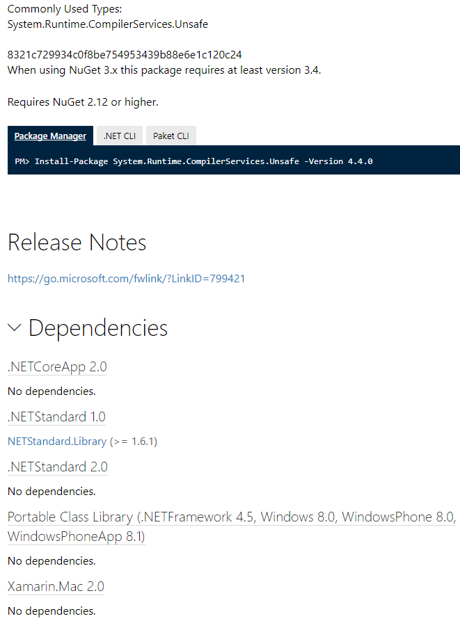 System.Runtime.CompilerServices.Unsafe.dll can't be loaded by Xamarin.Mac · Issue #24769 ...