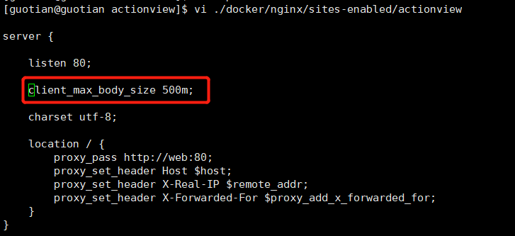 上传超过100M的文件失败 · Issue #220 · lxerxa/actionview · GitHub