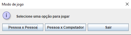 GitHub - Maria-Faria/TicTacToe: Jogo da velha feito em Java.