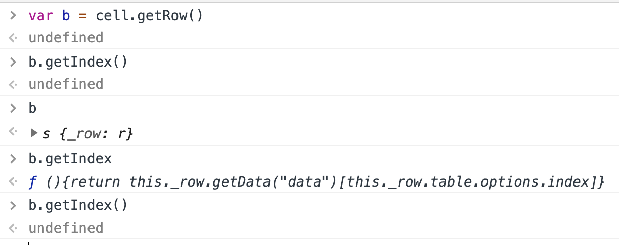 How to get row Id on cellClick · Issue #832 · olifolkerd/tabulator · GitHub