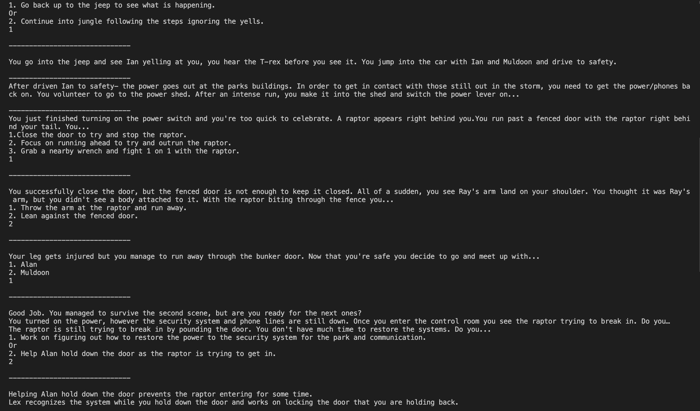 GitHub - Andrew-Bremond/Jurassic-Park-Game