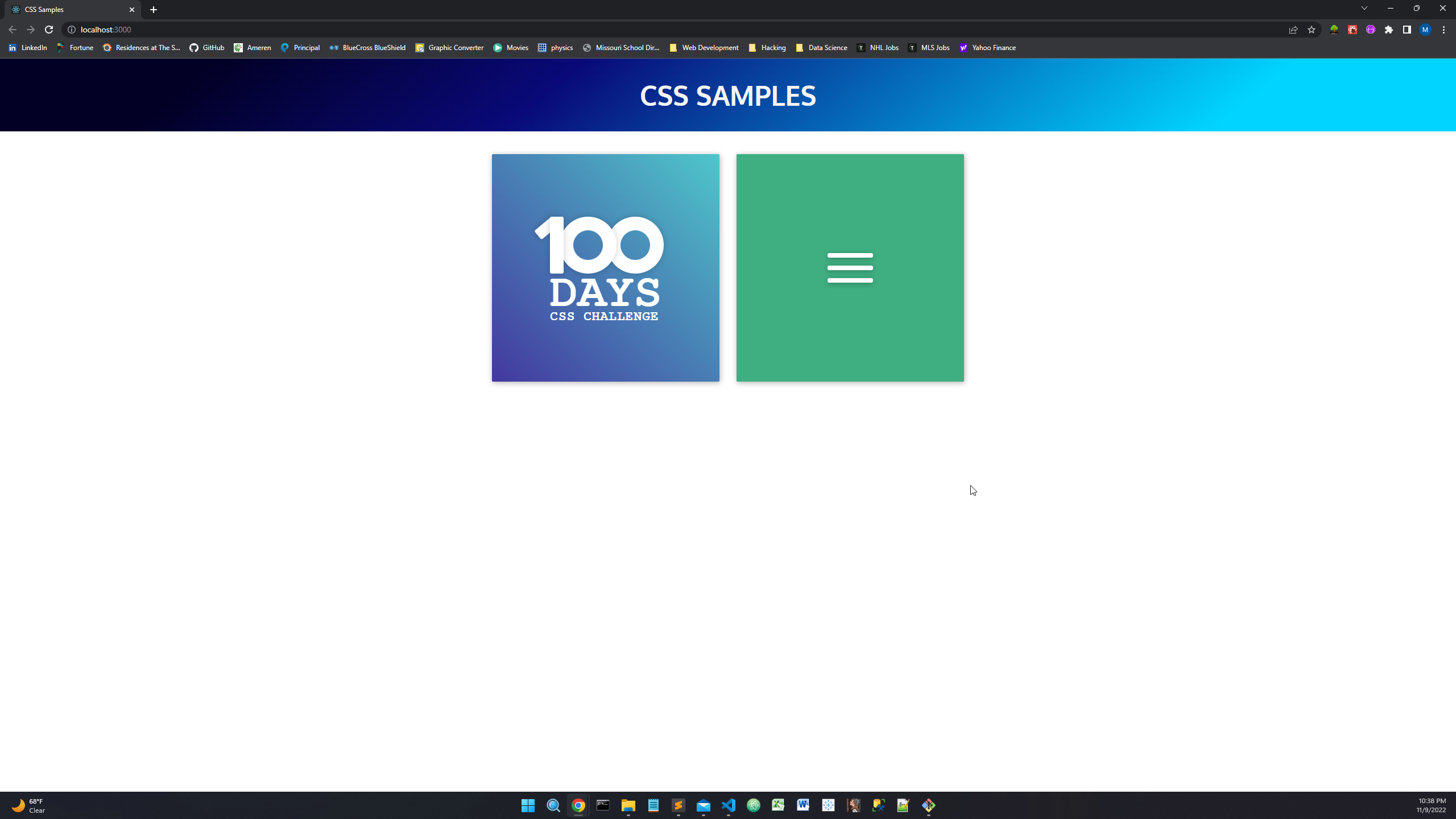GitHub - urbeckmd07/CSS_Samples: This is a project of 100 smaller css-based projects.