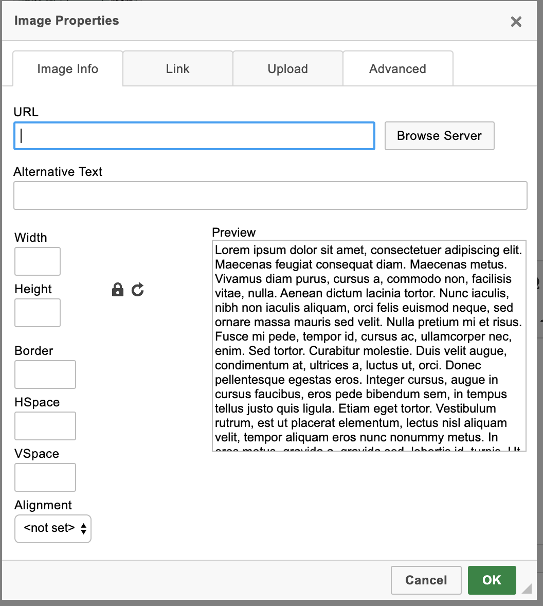 No "Upload" and "Advanced" tab in insert image dialog · Issue #870 · galetahub/ckeditor · GitHub