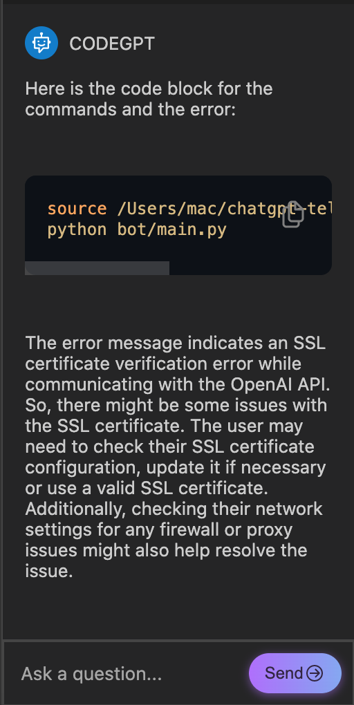 Error communicating with OpenAI · Issue #119 · n3d1117/chatgpt-telegram-bot · GitHub