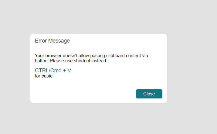 Missing warning message when pasting copied structure via the "Paste ...