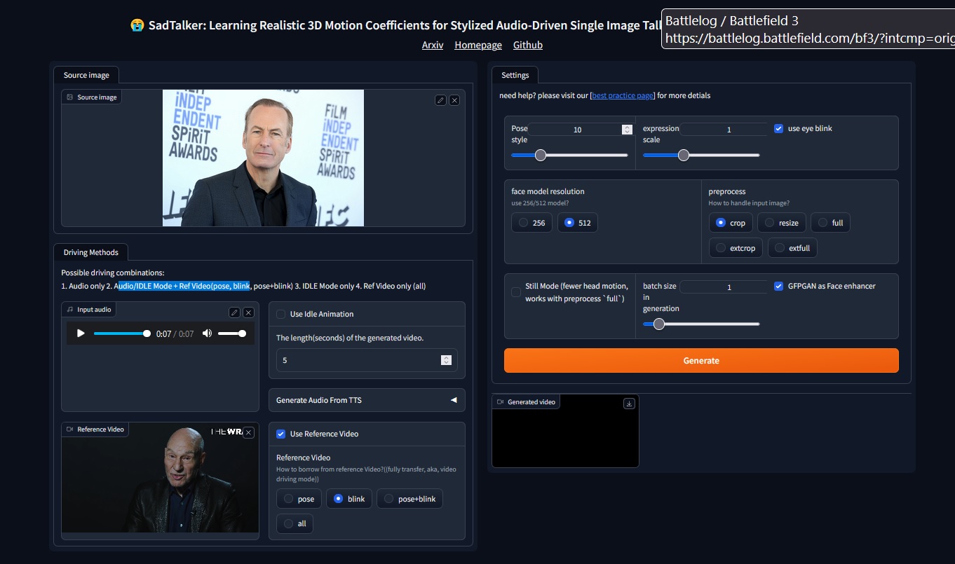 Many new features are launching in SDWEBUI extension and standalong gradio demo · OpenTalker ...