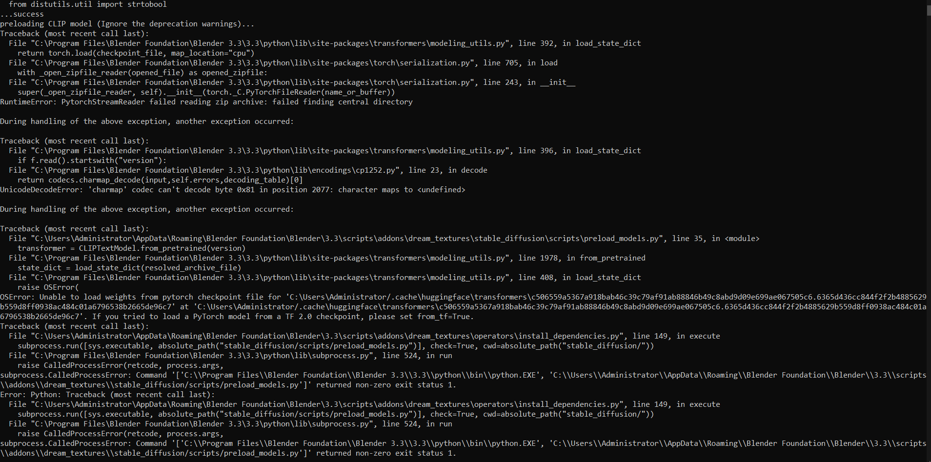 Error When Reinstalling Dependencies · Issue 124 · Carson Katridream Textures · Github 
