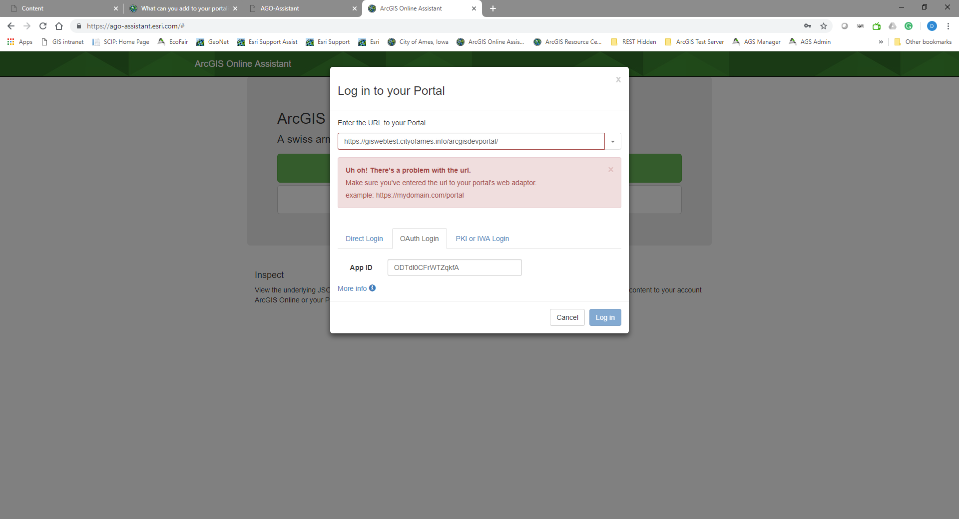 AGOL Assistant and Portal · Issue #253 · Esri/ago-assistant · GitHub