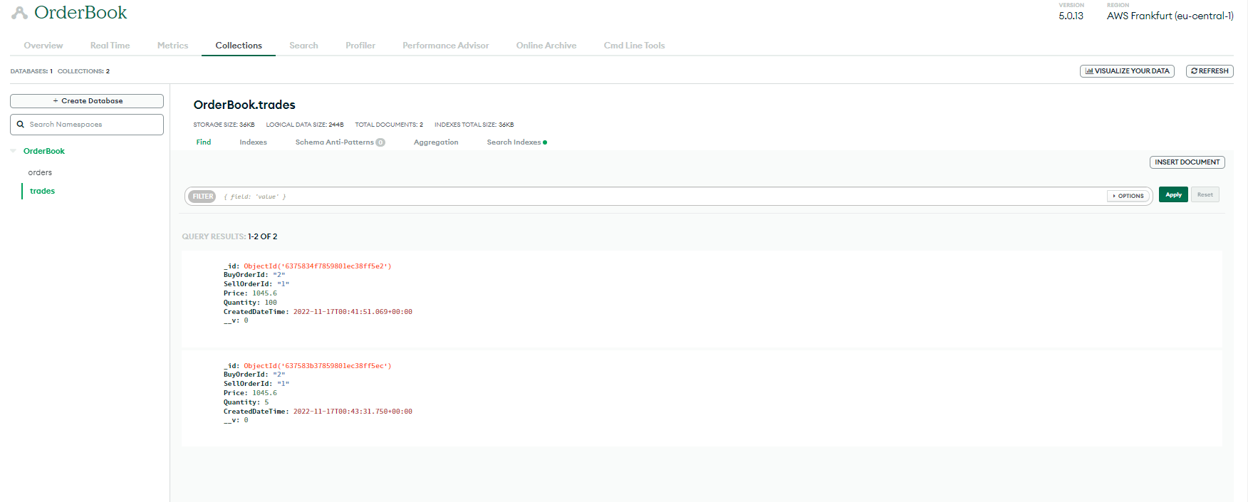 Github Danielkolocka Crypto Orderbook Levi9 Levi9 5 Dana U Oblacima 5 Days In The Clouds