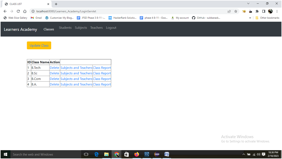 GitHub - Lila2128/Simplilearn-Learners-Academy: Deals with the BackEnd Programming using Jsp and ...