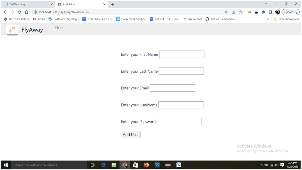 GitHub - Lila2128/Simplilearn-FlyAway: Design and Develop an airline booking portal named as FlyAway