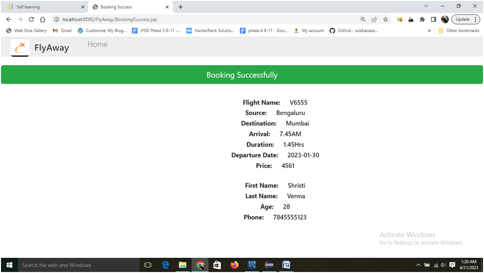 GitHub - Lila2128/Simplilearn-FlyAway: Design and Develop an airline booking portal named as FlyAway