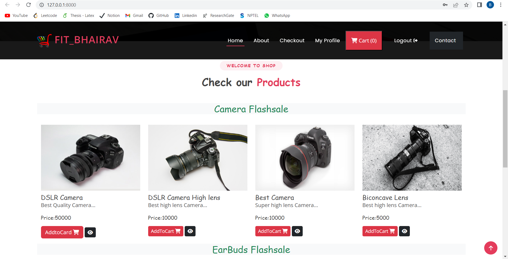GitHub - Fitbhairav/Ecommerce-website