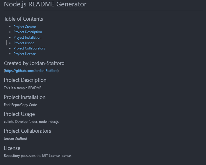GitHub - Jordan-Stafford/Node.js-Professional-README-Generator