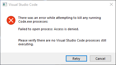 VSCode User install update fails on Azure Virtual Desktop · Issue #185719 · microsoft/vscode ...