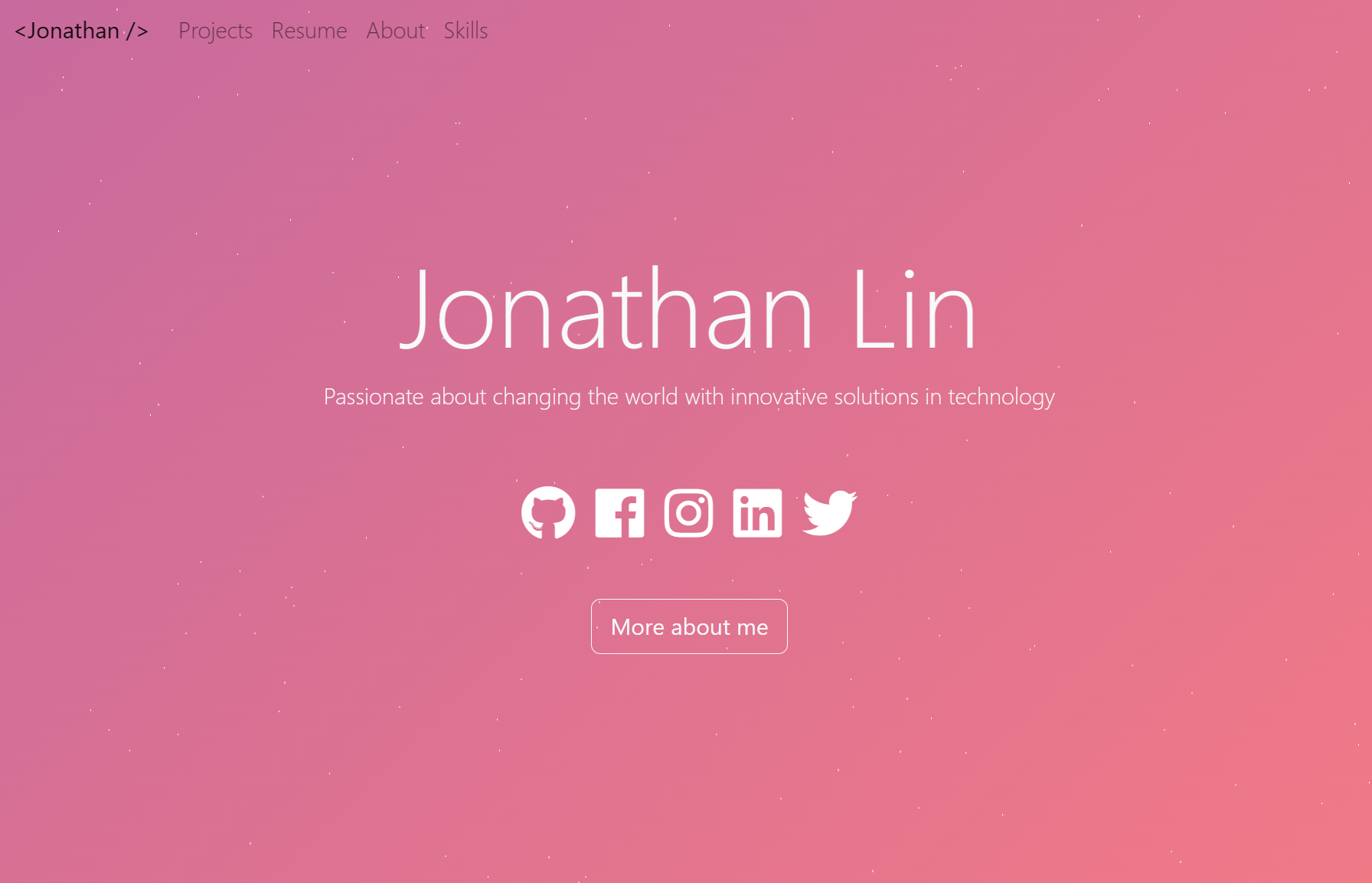 GitHub - uol-j-lin/Personal-Portfolio: 👋💡 A personal static portfolio ...