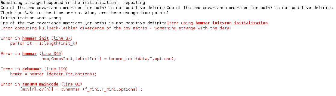 Error initializing: covariance matrixes · Issue #110 · OHBA-analysis/HMM-MAR · GitHub