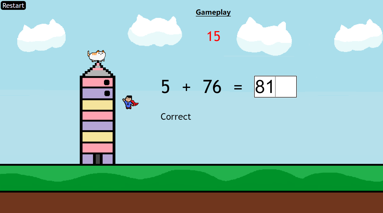 GitHub - roscxn/Save-The-Cat-Math-Quiz: An engaging math quiz featuring ...