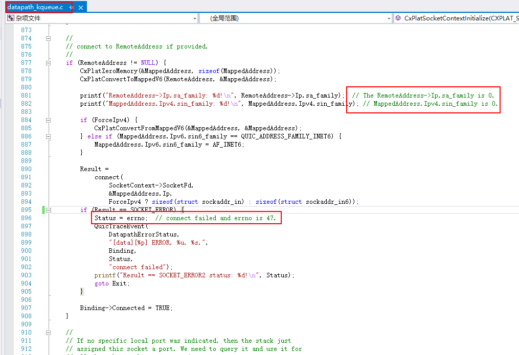 Will ‘SetParamDelegate’ handler in msquic cause si_family missing on macos? · Issue #1967 ...