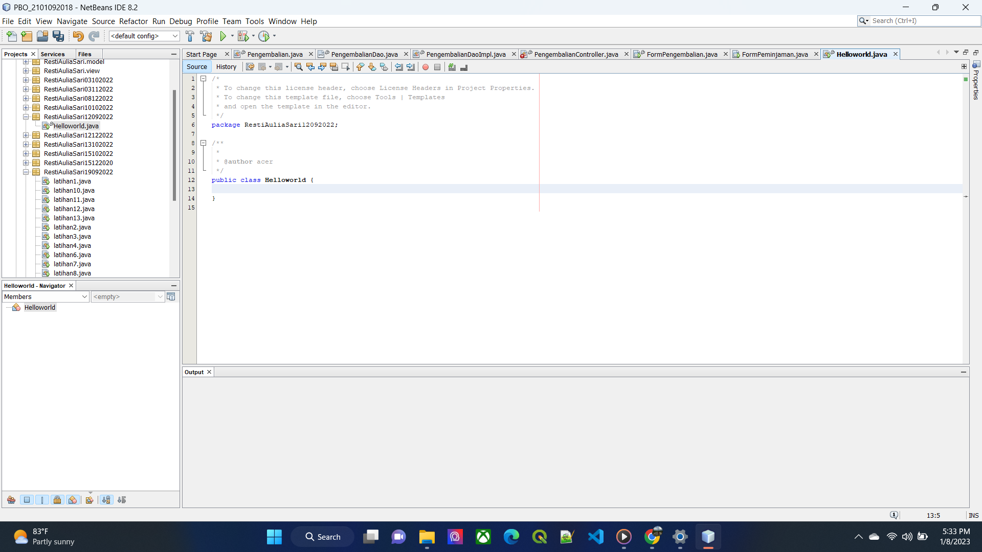 GitHub - restiauliasari/PBO-Tugas