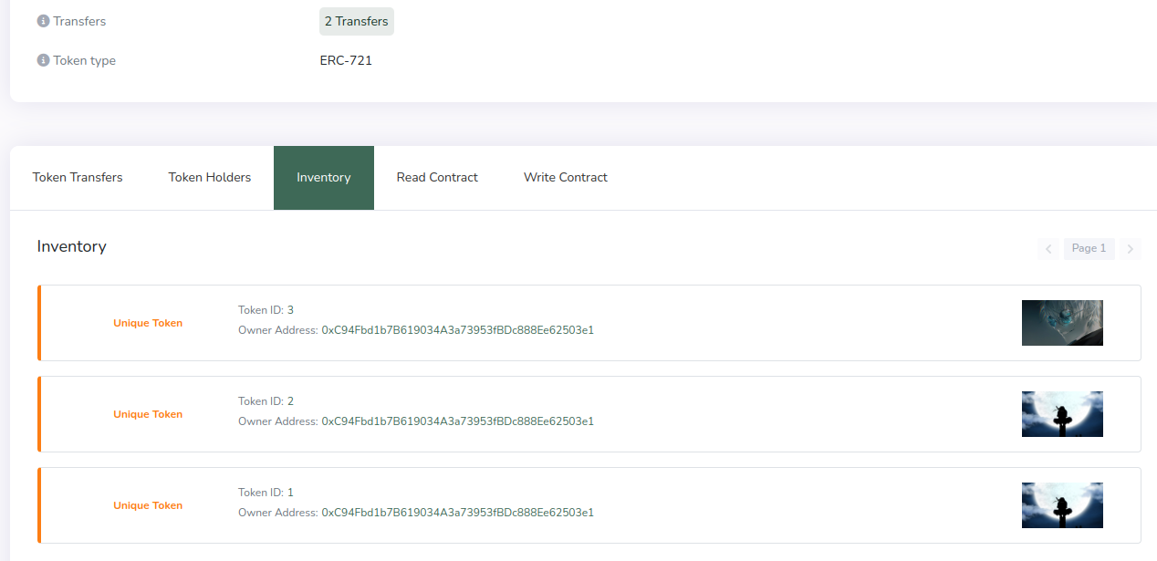Inventory and Metadata tabs are not being updated even after tokenURI in NFT contract is updated ...