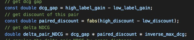 a question about calculating delta ndcg · Issue #2326 · microsoft/LightGBM · GitHub