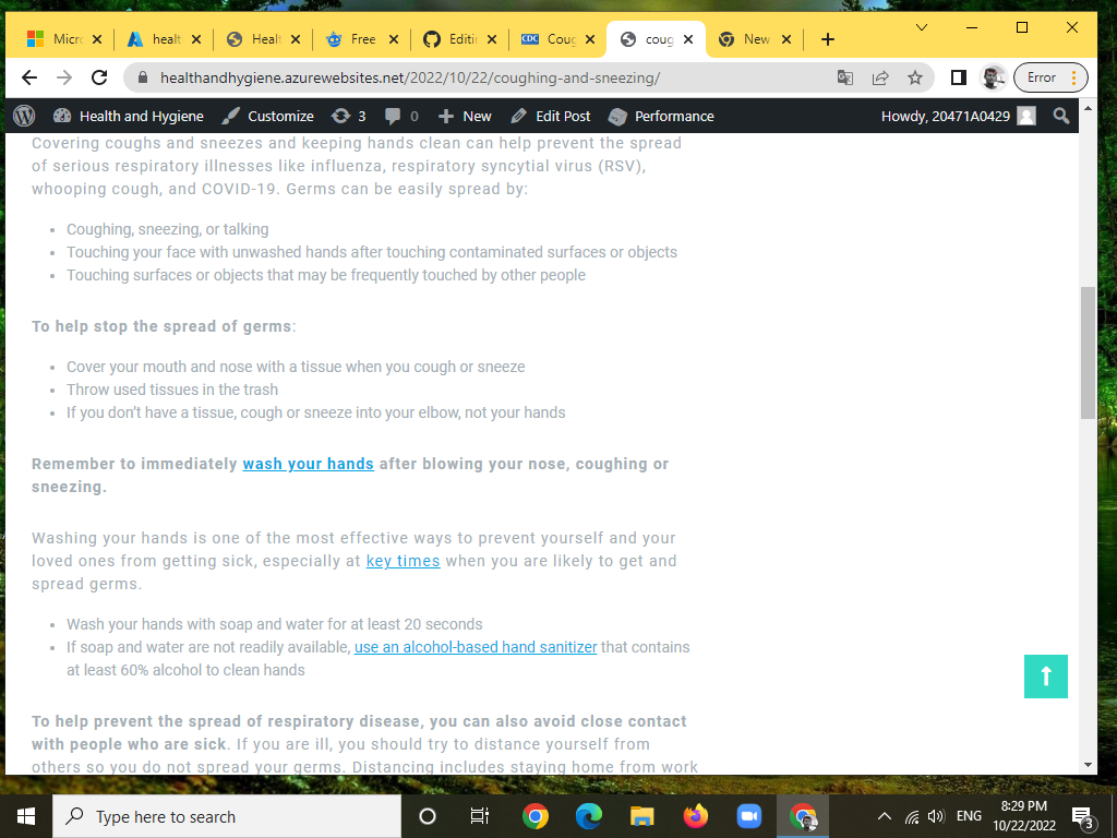 GitHub - Rameshhhhhhh/Health-and-Hygiene: Better hygiene leads to better health, confidence and ...