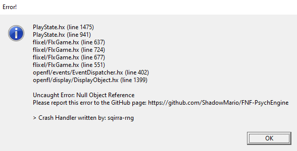 Game Crashes when Loading Custom Character in Song · Issue #10687 · ShadowMario/FNF-PsychEngine ...