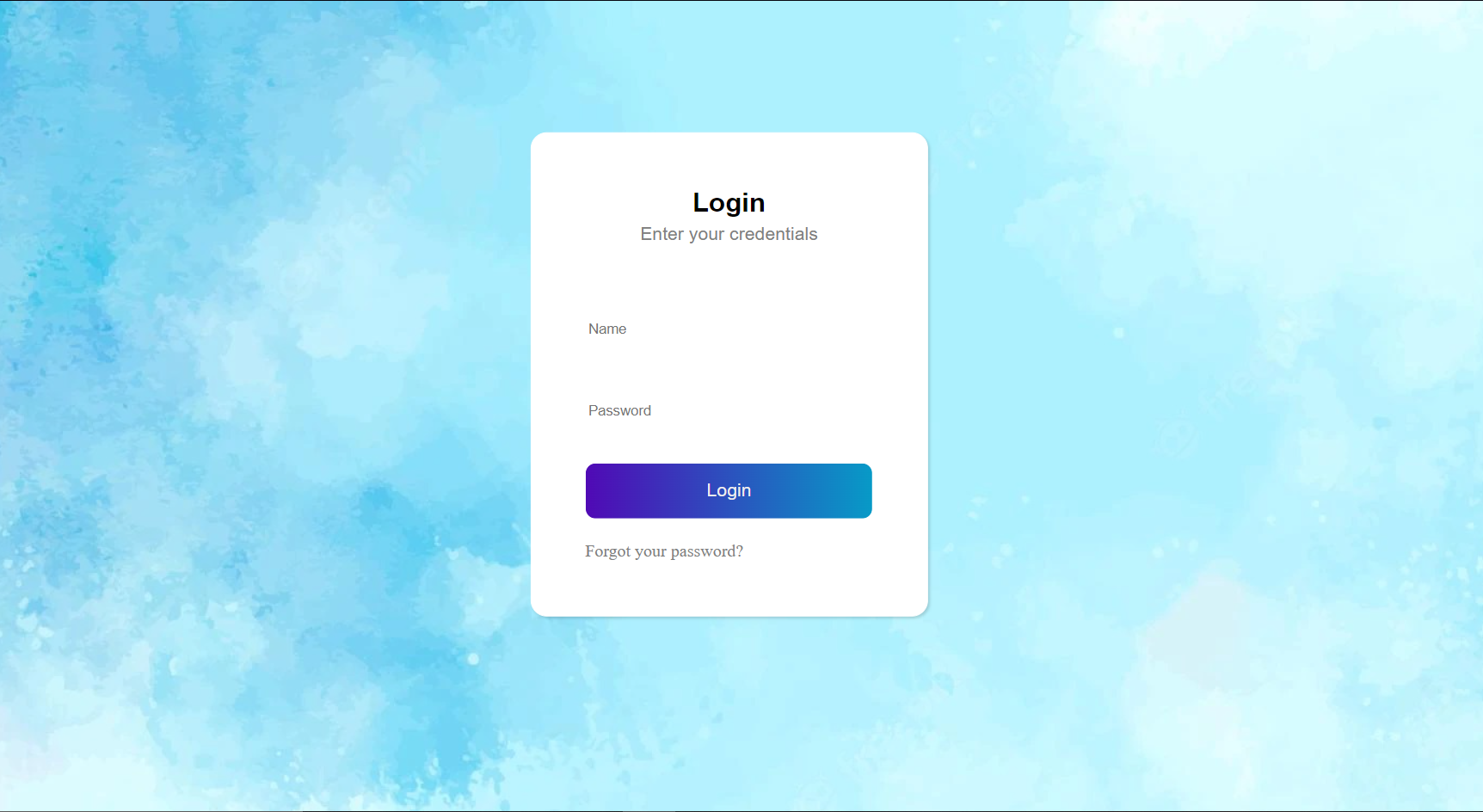 GitHub - AhmetMel/LoginForm