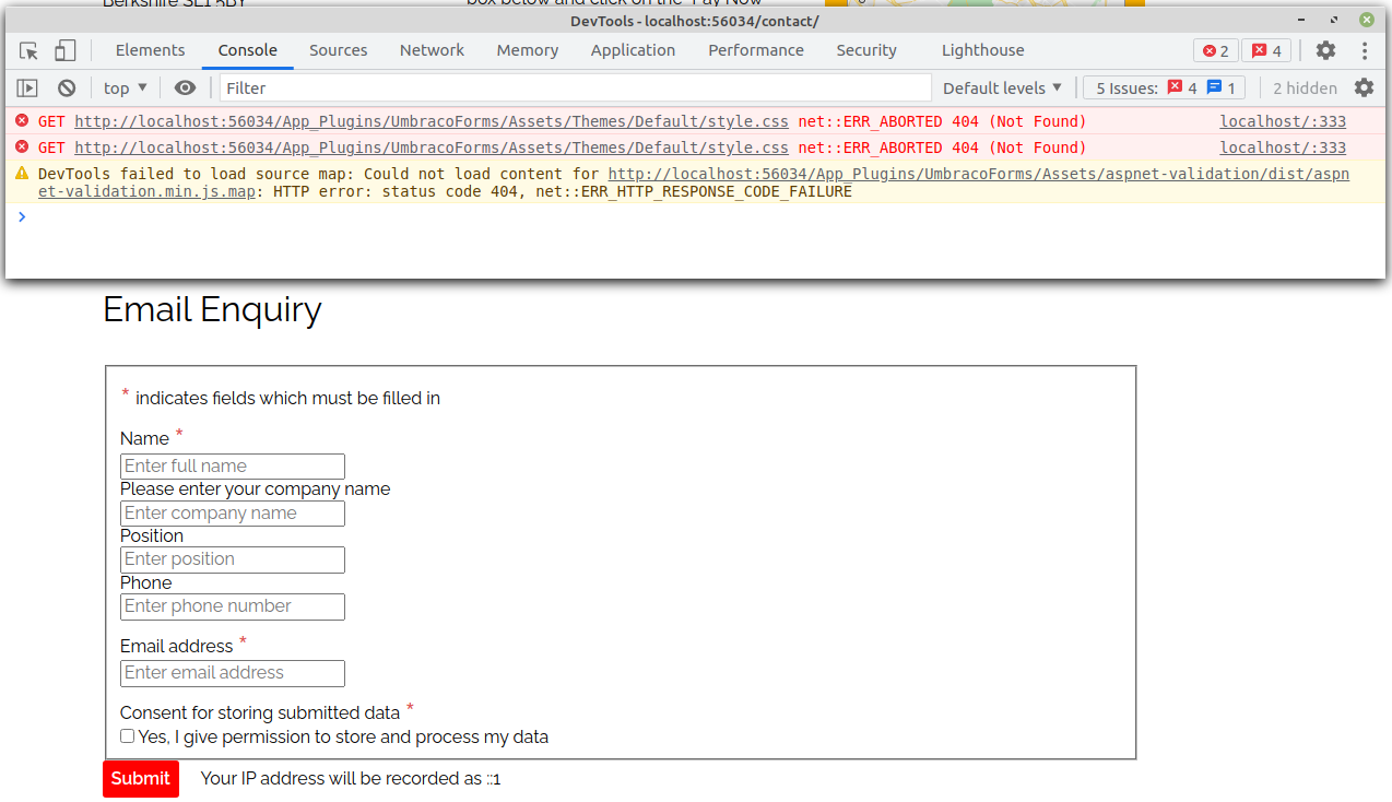Two case typos prevent form style.css loading · Issue #680 · umbraco/Umbraco.Forms.Issues · GitHub