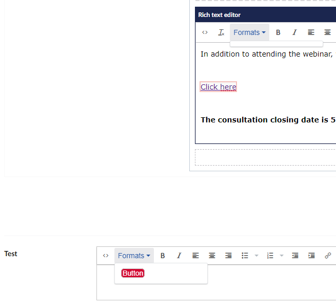 RTE Style Sheet items do not show in RTE Formats dropdown in Grids · Issue #8063 · umbraco ...