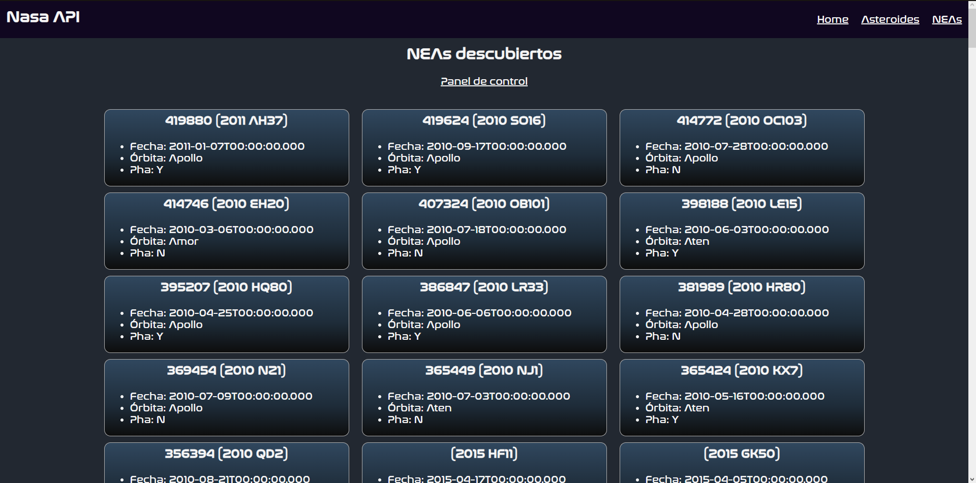 GitHub - DaniValero/NASA-Landings