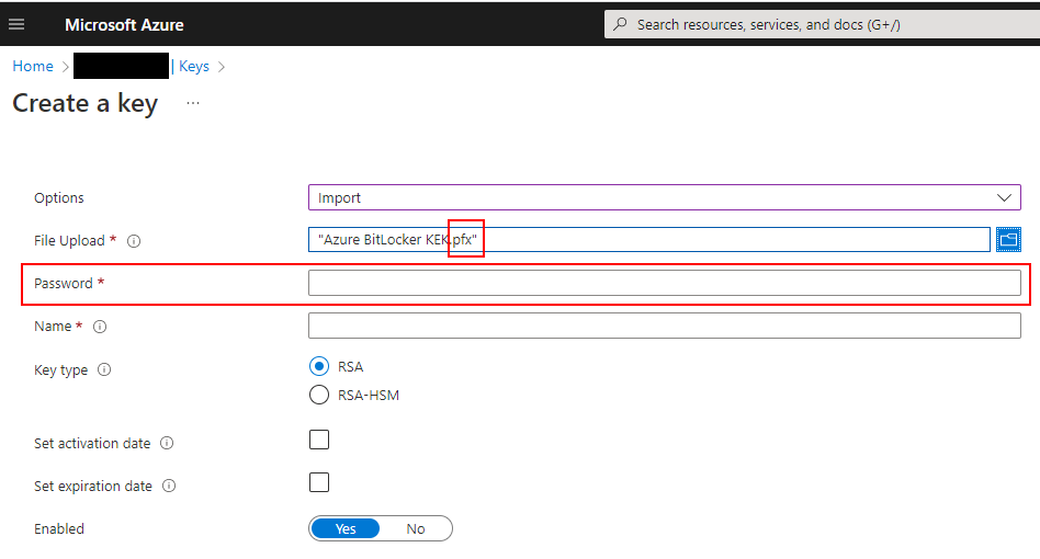 Add-AzKeyVaultKey throws "The requested operation is not supported" exception with "Microsoft ...