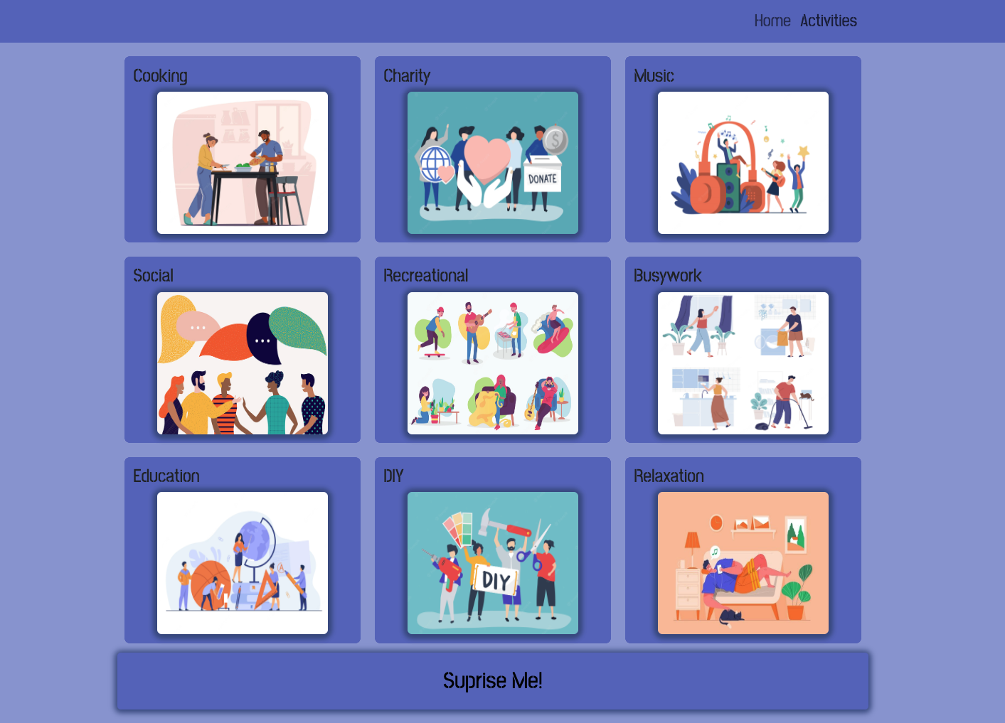 GitHub - LucyHeath/Bored: project-2