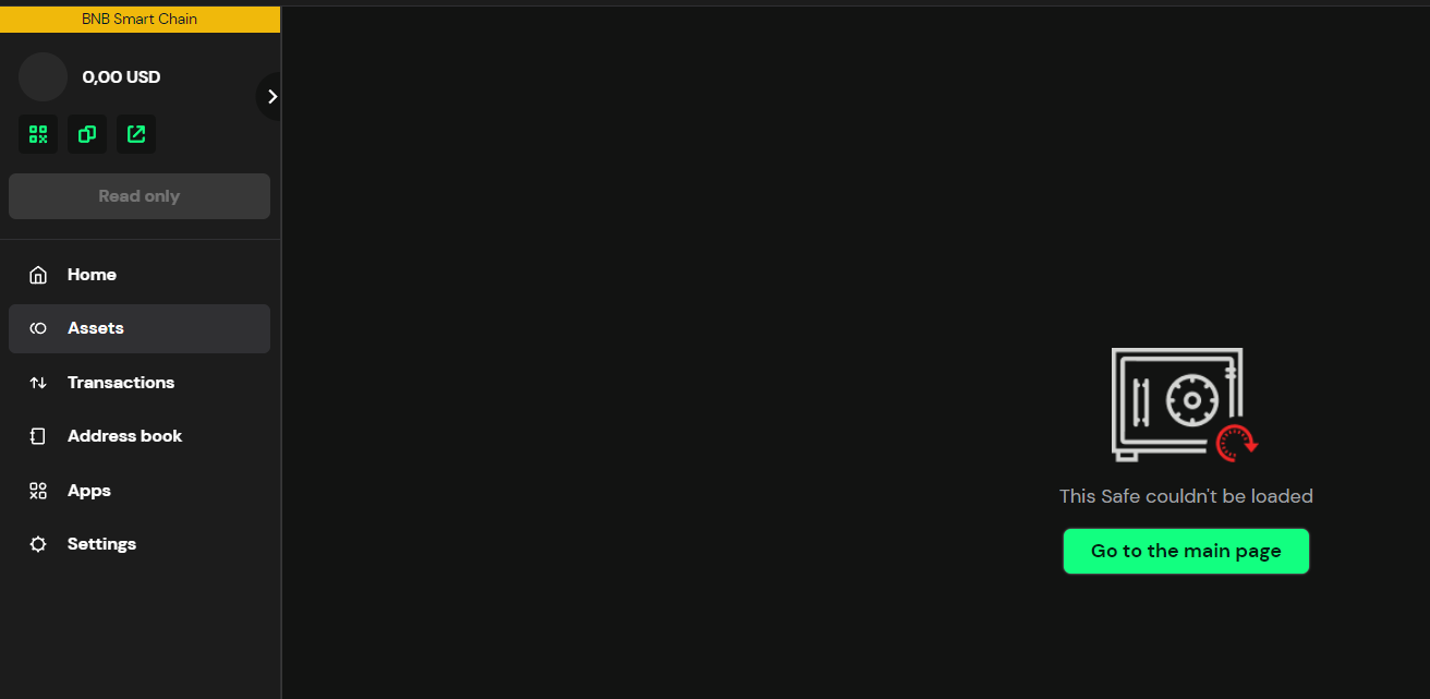 BNB network: Safe UI not loading · Issue #375 · safe-global/safe-services-status · GitHub
