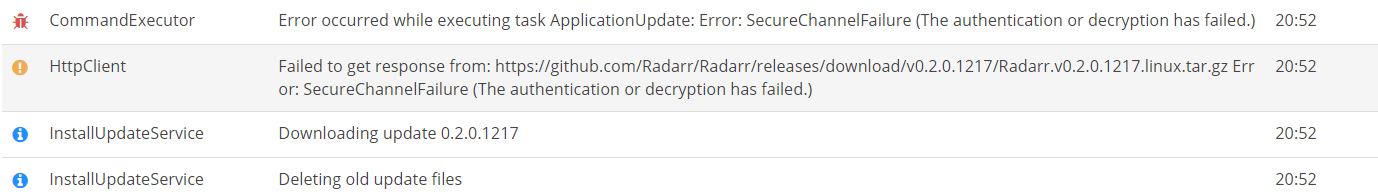 Update fails to download · Issue #3195 · Radarr/Radarr · GitHub