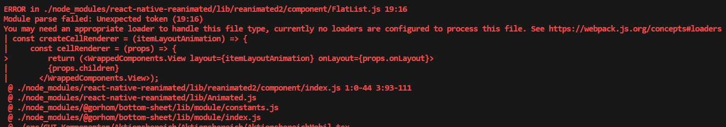 [v4] | Help needed - many errors in storybook · Issue #1522 · gorhom/react-native-bottom-sheet ...