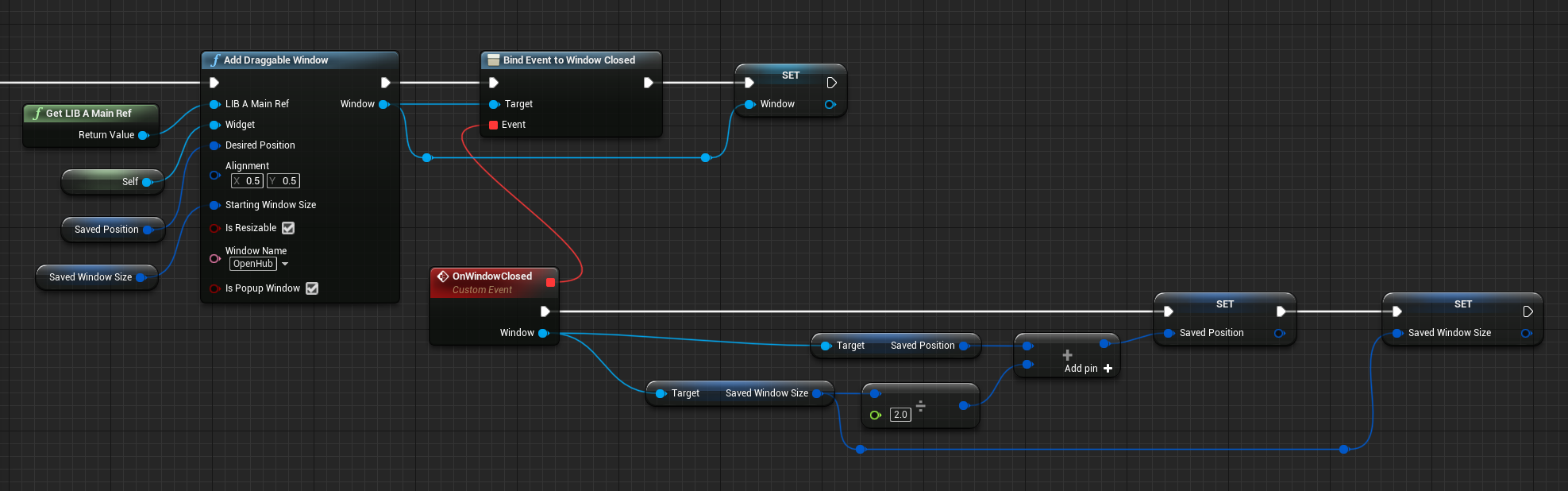 Proper way of reopening a window in the same position · Issue #60 · SamsDRGMods/DRGLib · GitHub
