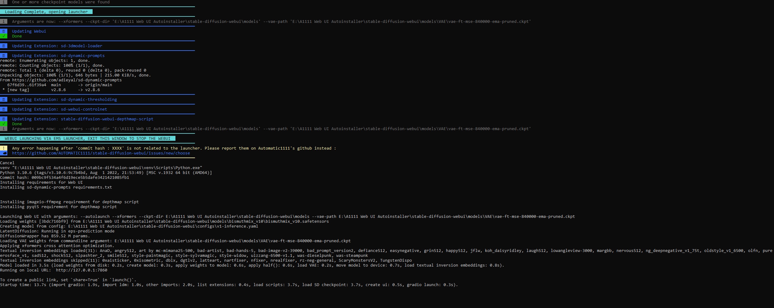All the wildcards disappeared from the Wildcards Manager tab despite the fact that the folders ...