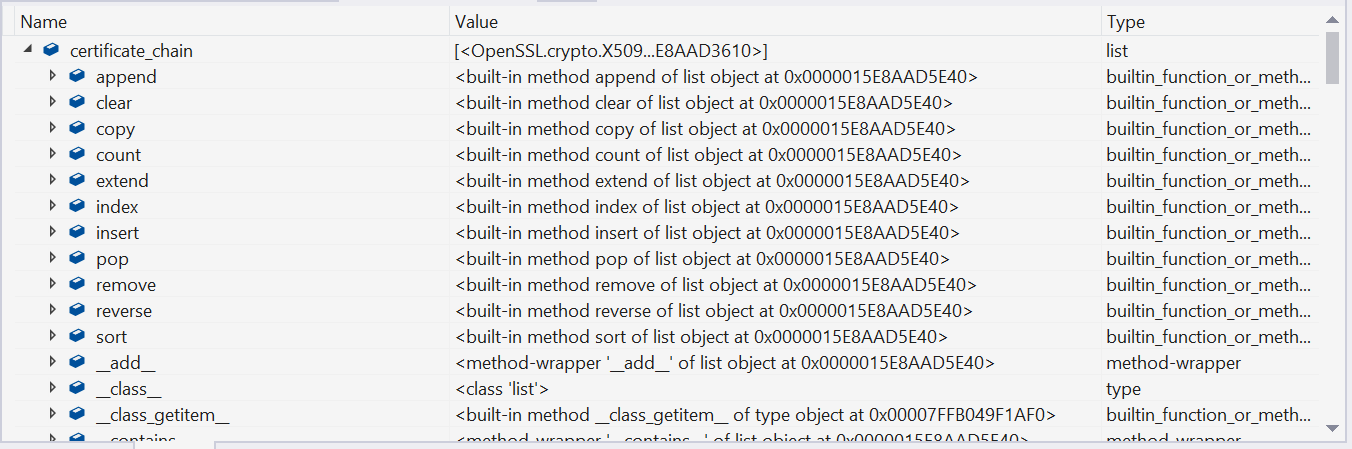 How To Dump Certificate Chain Into Pem File Using Pyopenssl Module In Python · Issue 5901