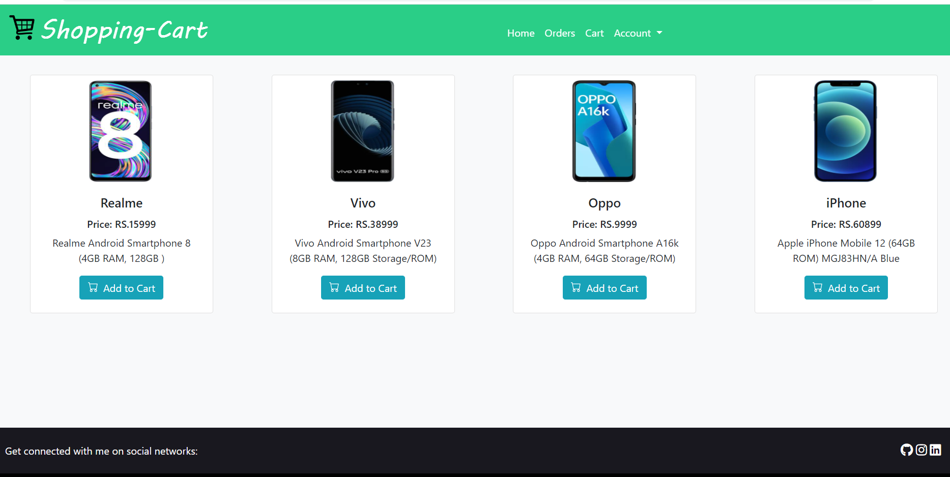 GitHub - devajithp/Shopping-Cart